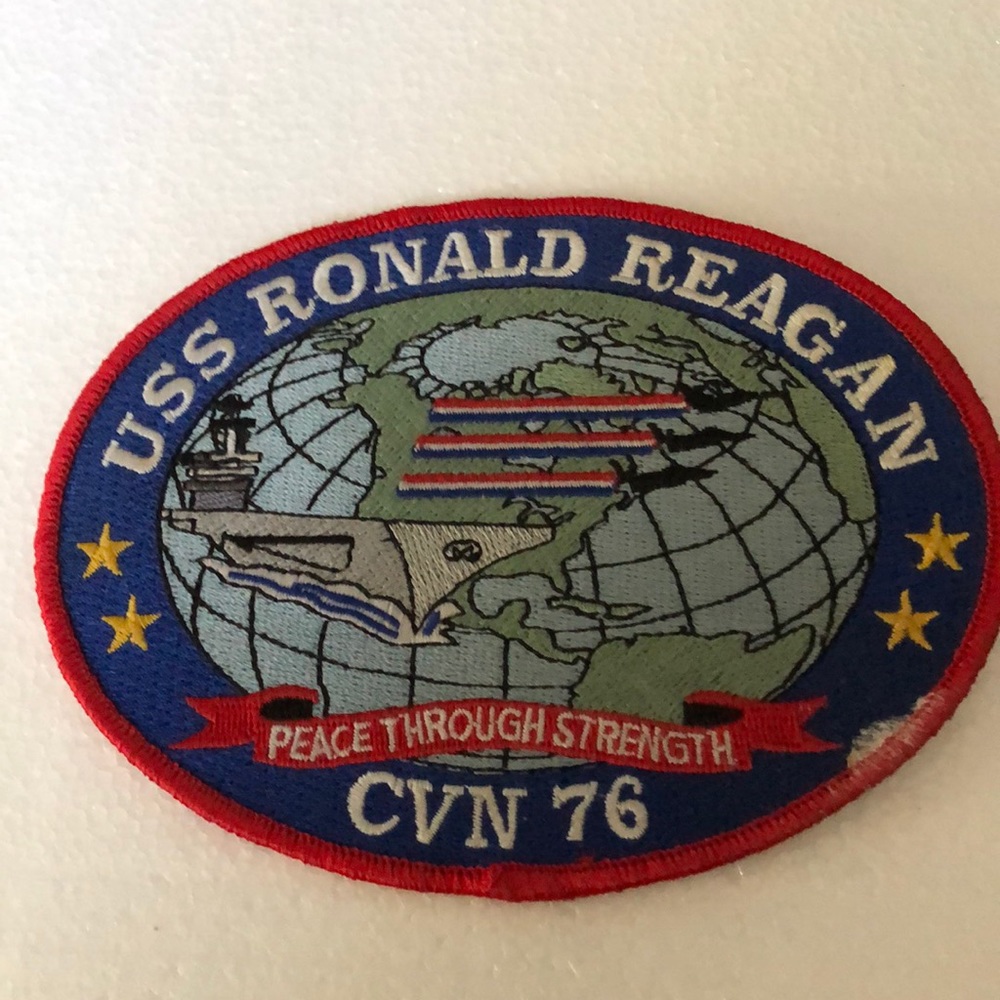 Aviation:Uss Ronald Reagan Pilots Patch. - Gem